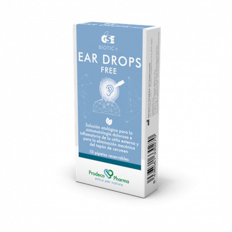 Gse Ear Drops Free Gotas Óticas 10 Pipetas x 0,3 ml — Farmacia Núria Pau