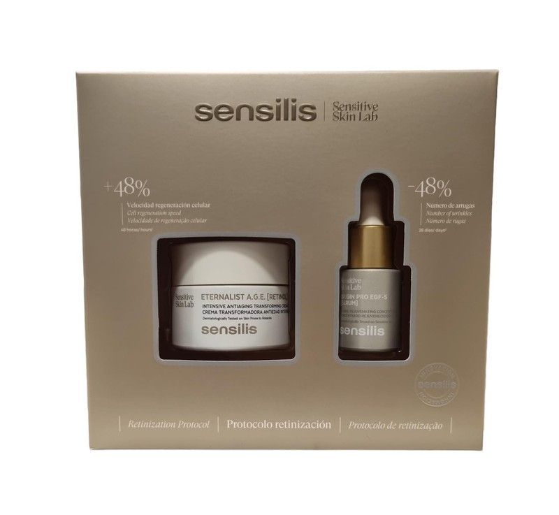 Sensilis Pack Rutina Eternalist A.G.E Crema Retinol 50 ml + Serum Origin Pro 15 ml — Farmacia ...
